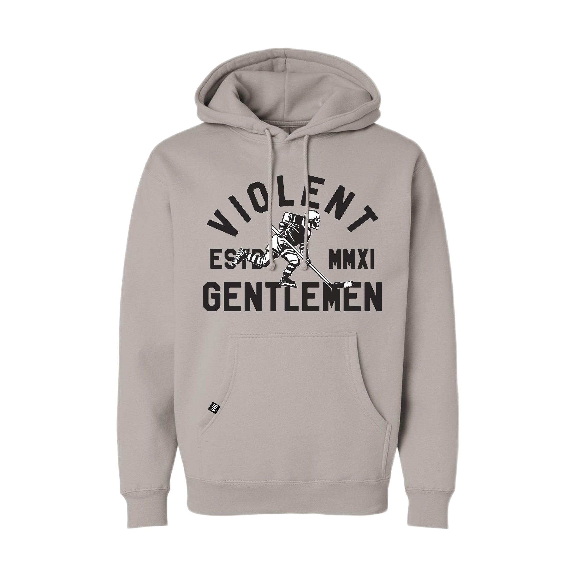 Legion Pullover Hood Cement | VGHC Hockey Lifestyle Apparel – Violent ...